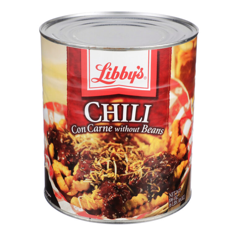 LIBBY'S CHILI CON CARNE WITHOUT BEANS 108 OZ CAN | STL Food Outlet