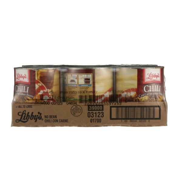LIBBY'S CHILI CON CARNE WITHOUT BEANS 108 OZ CAN | STL Food Outlet